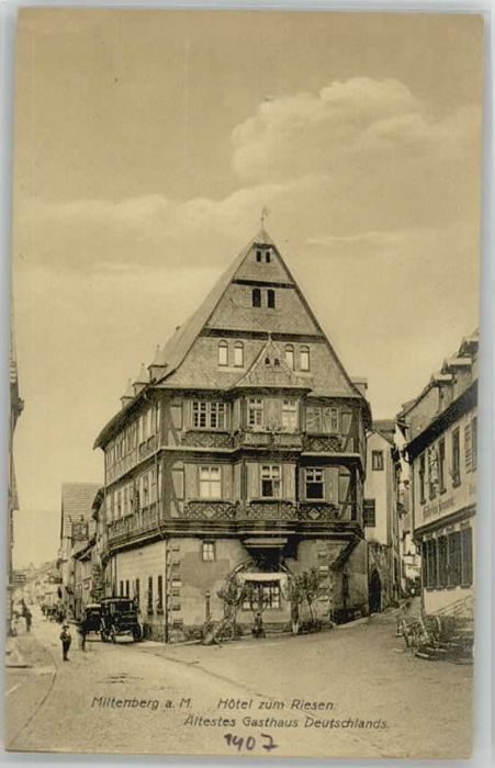 Miltenberg Hotel Gasthaus zum Riesen * Nr. we12646 - oldthing ...