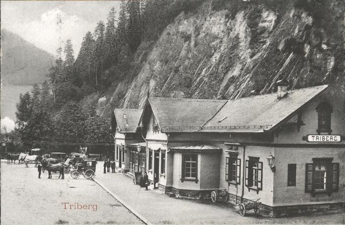 Triberg Bahnhof Kat. Triberg im Schwarzwald Nr. wx55921 - oldthing ...