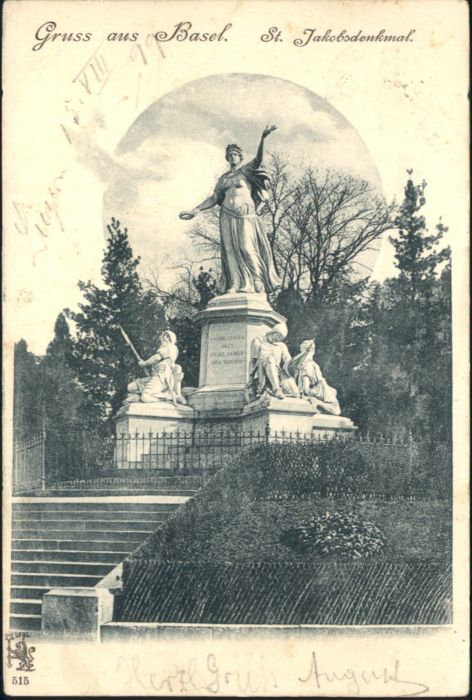 Basel BS Basel St Jakobs Denkmal x / Basel /Bz. Basel Stadt City Nr ...