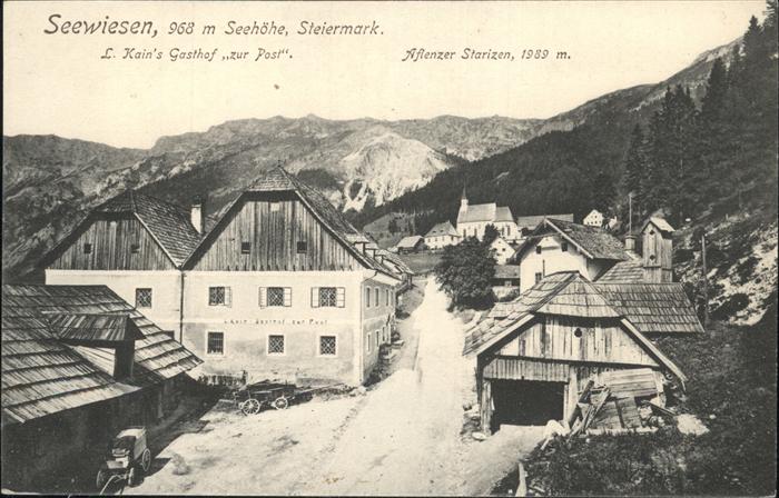 Aflenz Kurort Starizen Seewiesen Kains Gasthof zur Post Kat. Aflenz ...