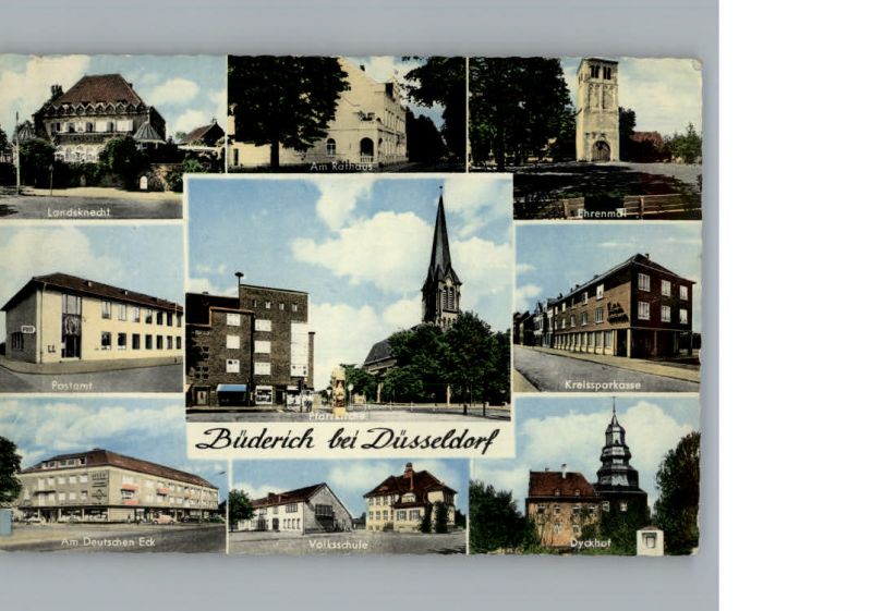 Buederich Duesseldorf / Meerbusch /Rhein-Kreis Neuss LKR Nr. k117978 ...