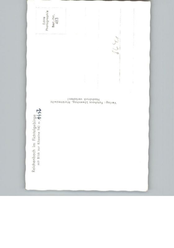 Reichenbach Kronach / Reichenbach /Kronach LKR Nr. k179540 - oldthing ...