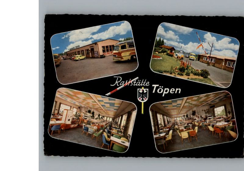 Toepen Raststaette am Grenzuebergang.. | Ansichtskarten günstig