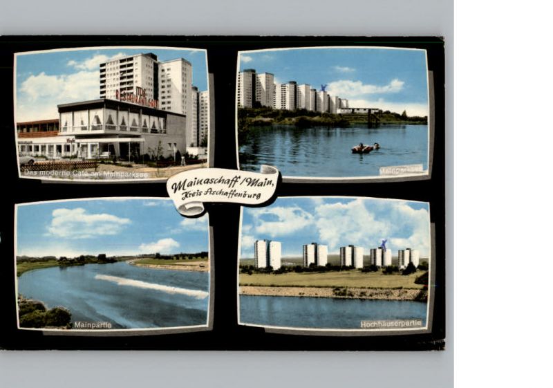 Mainaschaff Cafe am Mainparksee / Mainaschaff /Aschaffenburg LKR Nr ...