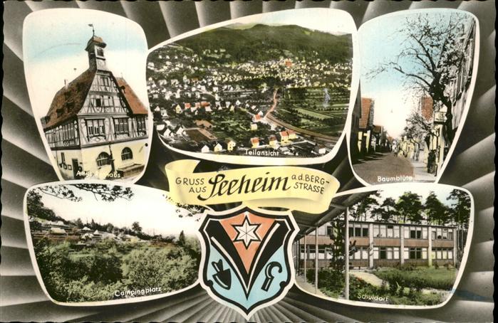 Seeheim-Jugenheim Wappen Baumbluete Campingplatz Schuldorf Rathaus ...