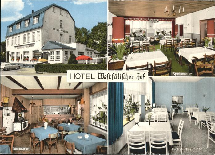Strassenhaus Hotel Westfaelischer Hof Kat. Strassenhaus Nr. pw20598 ...