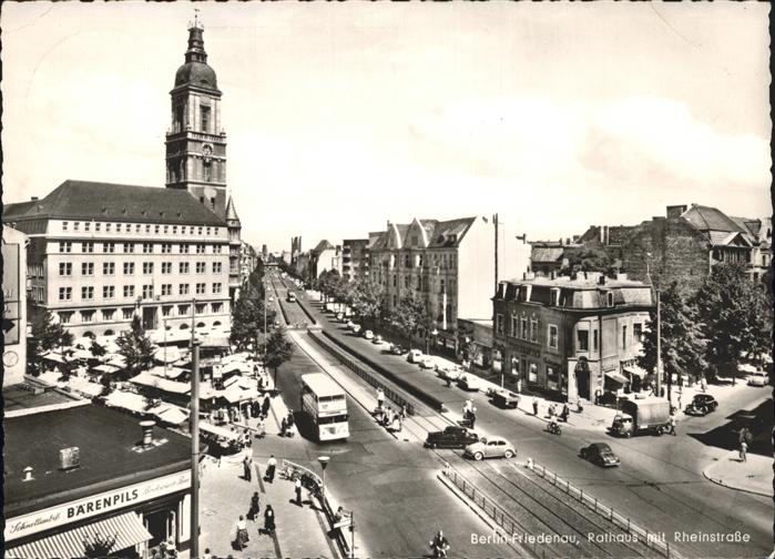 Berlin Friedenau Rathaus Rheinstrasse Kat. Berlin Nr. pw25454 ...