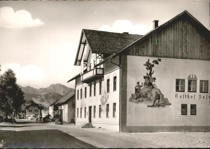 Trauchgau Gasthof Pension Post / Halblech /Ostallgaeu LKR Nr. wp81590 ...