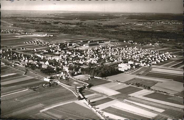 Meitingen Fliegeraufnahme Nr. wx45548 - oldthing: Ansichtskarten Bayern