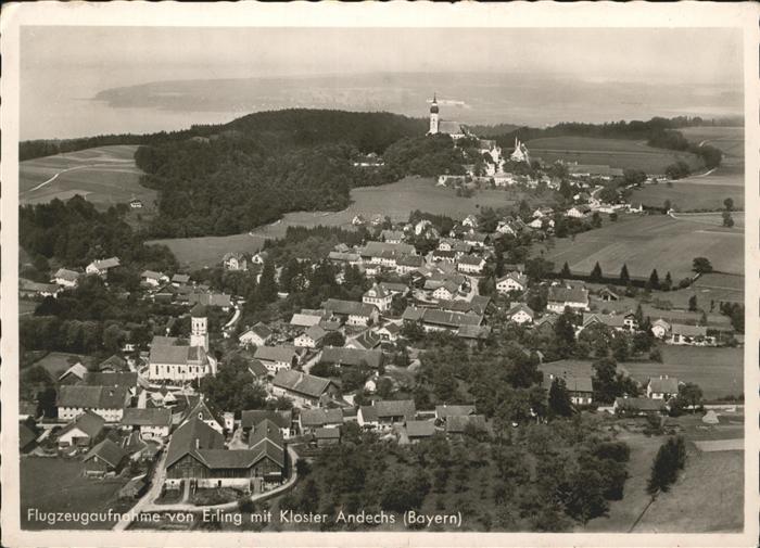 Erling Fliegeraufnahme Kloster Andechs Kat... | oldhting.at
