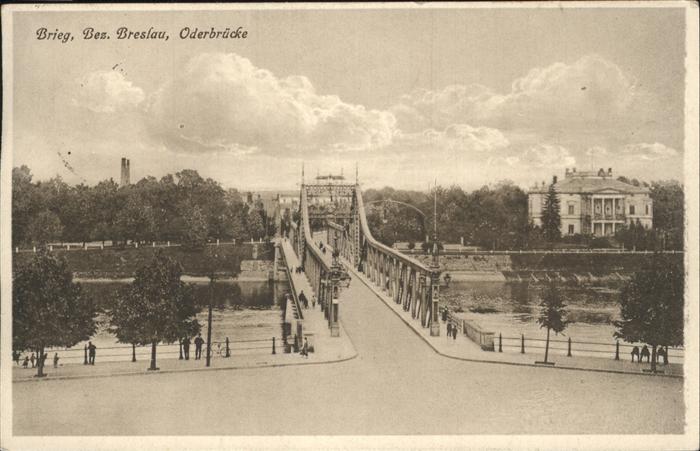 Brieg Brzeg Schlesien Oderbruecke / Oppeln /Powiat Brzeski Nr. pw34664 ...