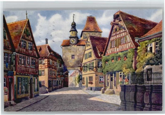 Rothenburg Tauber Roedergasse.. | Ansichtskarten günstig