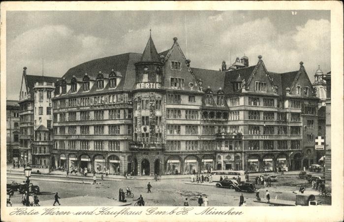 Muenchen Hertie Waren Kaufhaus GmbH / Muenchen... | oldhting.ch