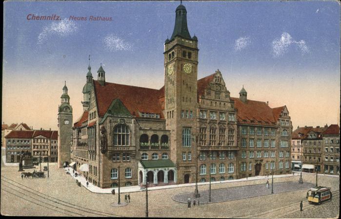 Chemnitz Neues Rathaus / Chemnitz /Chemnitz Stadtkreis Nr. wf78454 ...