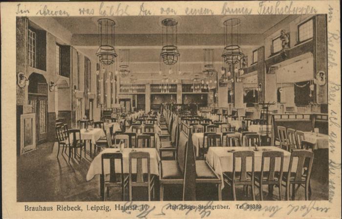 Leipzig Brauhaus Riebeck / Leipzig /Leipzig Stadtkreis Nr. wp72129 ...
