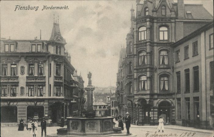 Flensburg Nordermarkt * | Ansichtskarten günstig