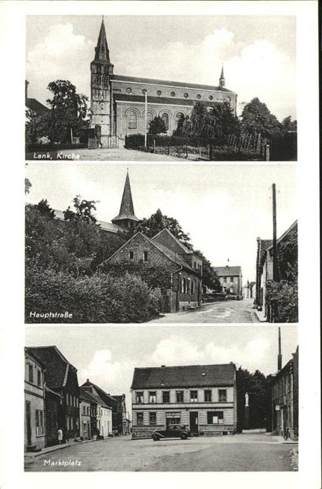 Lank-Latum Kirche Hauptstrasse Marktplatz / Meerbusch /Rhein-Kreis ...