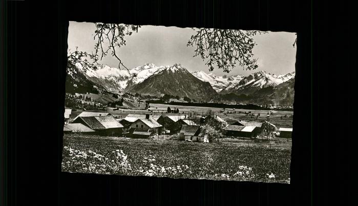 Ak Rubi Oberstdorf Im Allgäu Bayern Teilansicht Häuser Nr 3131880