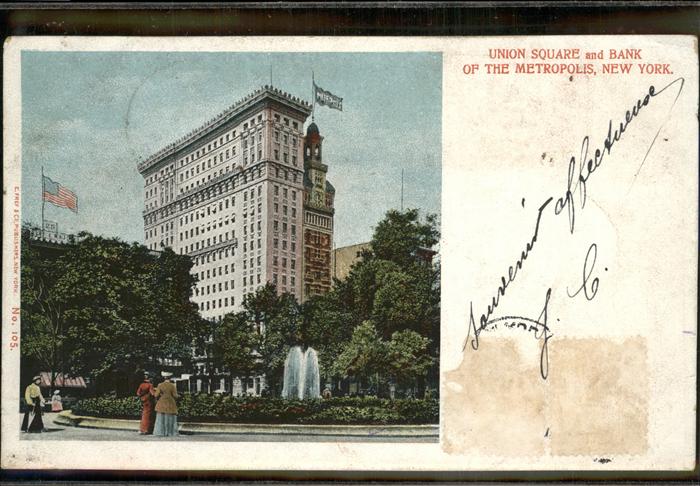 New York City Union Square Bank of.. | Ansichtskarten günstig