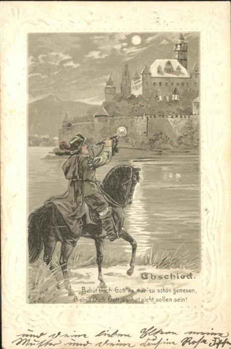 Trompeter Scheffel Abschied.. | Ansichtskarten günstig