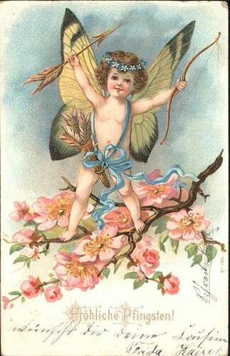 Engel Pfingsten Pfeil & Bogen / Religion / Nr. wp84076 - oldthing ...