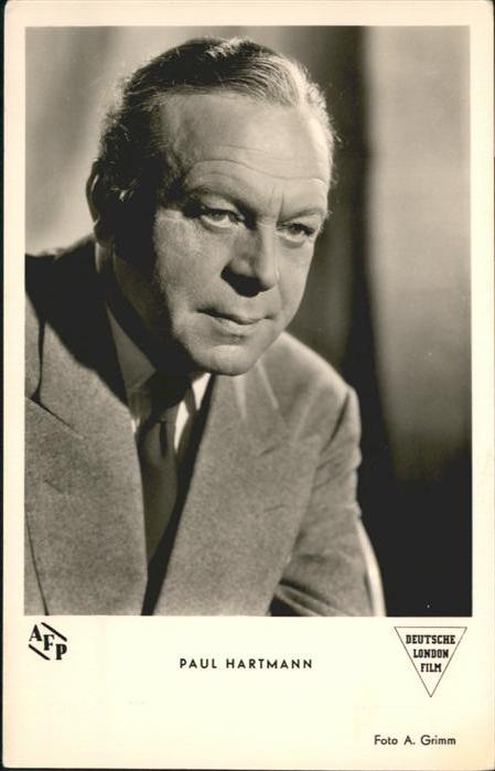 ALTE POSTKARTE PAUL HARTMANN FLIEGE SCHAUSPIELER Actor Acteur cinema ...