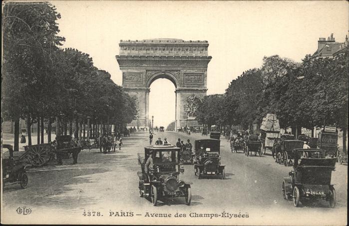 hw17449 Paris Avenue des Champs-Elysees Kategorie. Paris Alte ...