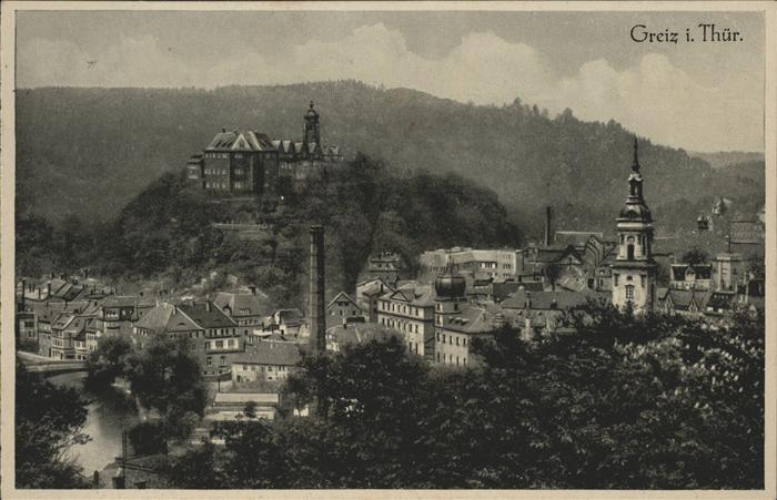 Greiz Thueringen Ortsansicht mit.. | Ansichtskarten günstig