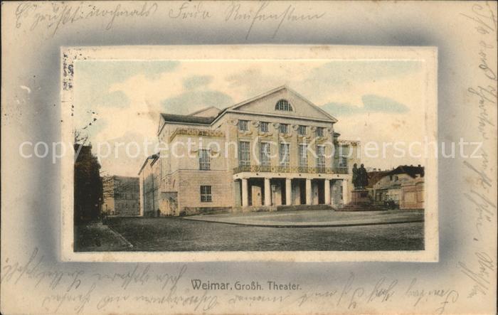 Theatergebaeude Weimar.. | Ansichtskarten günstig