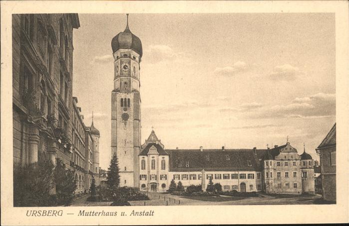 Ursberg Mutterhaus und Anstalt Kat. Ursberg Nr. kk64969 - oldthing ...