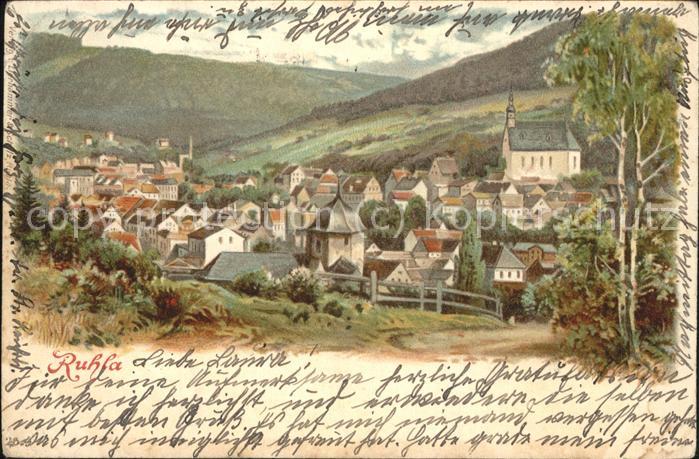 Ruhla Panorama Kat. Ruhla Nr. wx71822 - oldthing Ansichtskarten: Thüringen