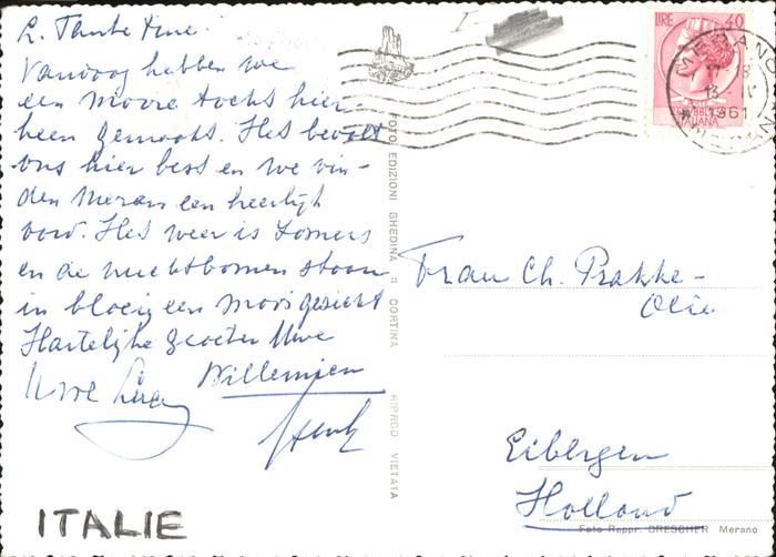 Merano Suedtirol Hotel Castel Verruca Kat. Merano Nr. kk52282 ...