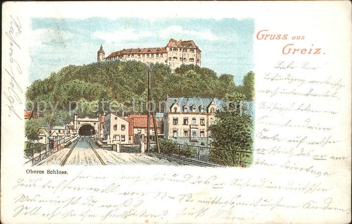 Greiz Thueringen Oberes Schloss Kat. Greiz Nr. dg15352 - oldthing ...