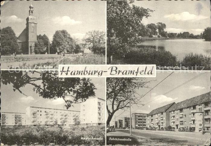 Bramfeld Scheidingweg See Simeen Kirche Steilhopper Strasse Hegholt Kat ...