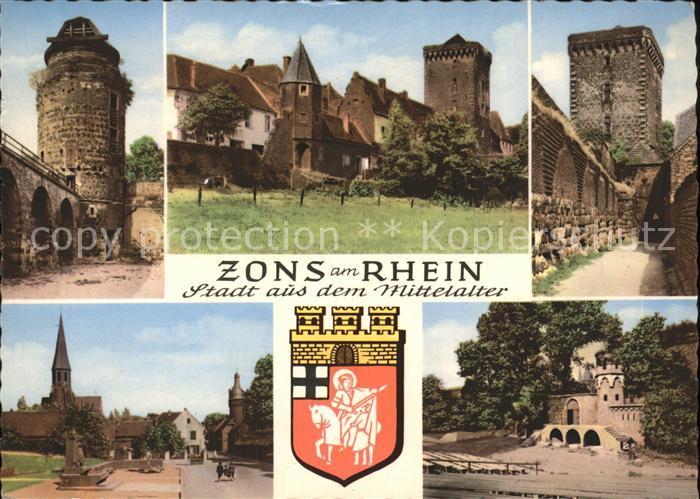 Zons Wappen Mittelalterstadt Kat. Dormagen Nr. hf04056 - oldthing ...