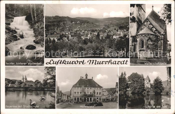 Murrhardt Wasserfall Walterichskapelle Feuersee Schwan Stadtkirche ...
