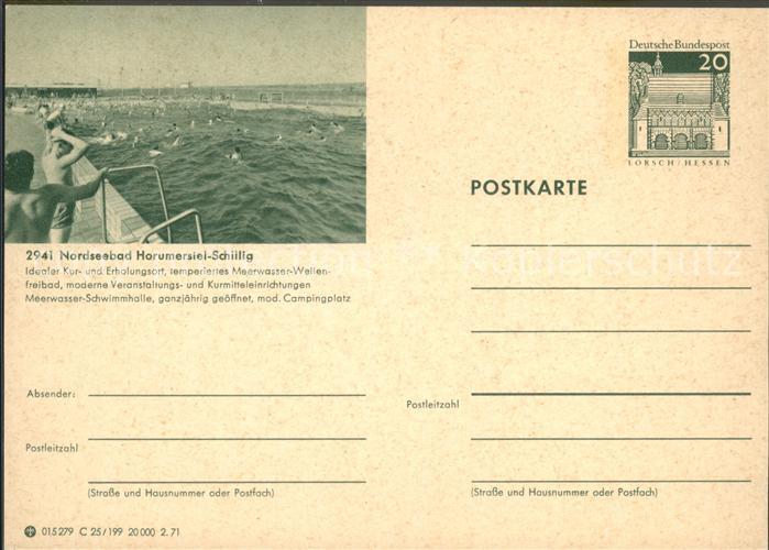 Schillig Meerwasser Wellenfreibad | Ansichtskarten günstig