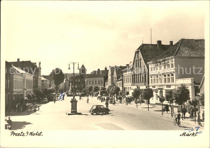 Preetz Holstein Markt Kat. Preetz Nr. hf20138 - oldthing ...