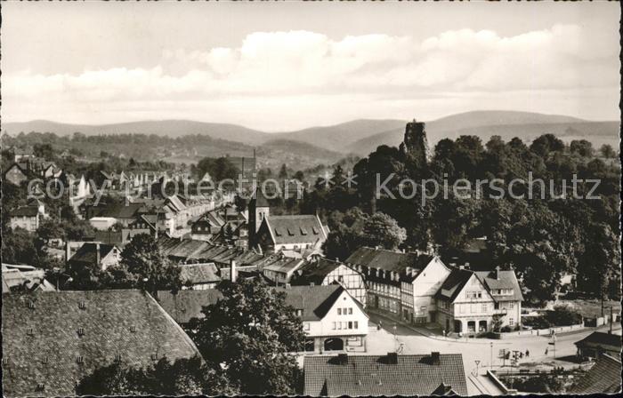 Osterode Harz Blick auf Freiheit u.Alte Burg / Osterode am Harz ...