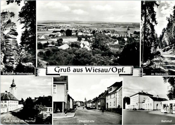 Wiesau x 1902 Nr. we08779 - oldthing: Ansichtskarten Bayern