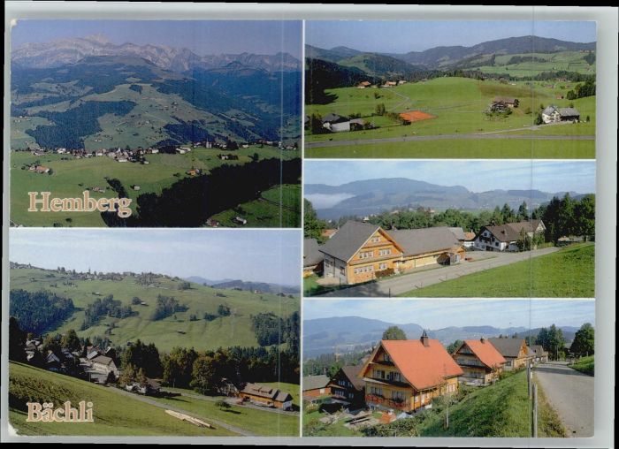 Hemberg SG Hemberg Baechli x / Hemberg /Bz. Toggenburg Nr. cp50373 ...