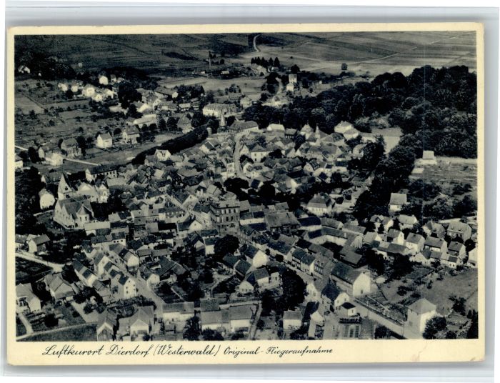 Dierdorf Dierdorf Fliegeraufnahme * / Dierdorf /Neuwied LKR Nr. cx28331 ...
