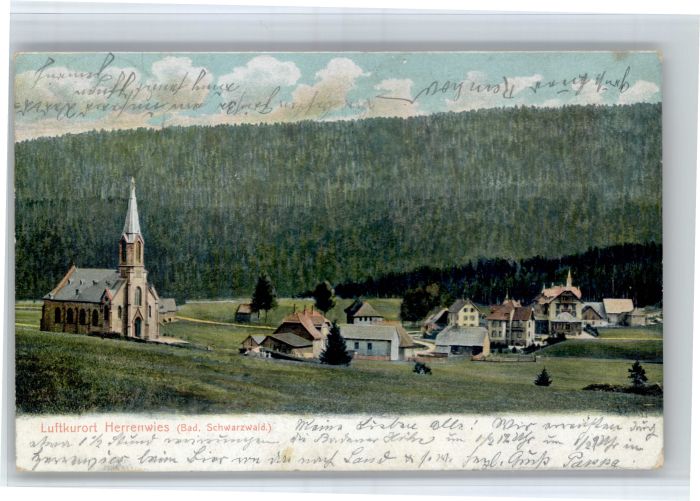 Herrenwies * Nr. wu71490 - oldthing: Ansichtskarten Baden-Württemberg