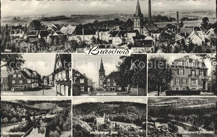 Burscheid Eifel Hauptstrasse Rathaus Altenberger Dom / Berkoth ...