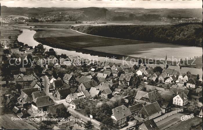Heinsen Weser Fliegeraufnahme * Nr. ws84710 - oldthing: Ansichtskarten ...