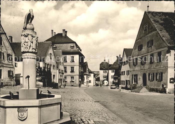 Monheim Schwaben Brunnen Torbogen / Monheim /Donau-Ries LKR Nr. cx35136 ...
