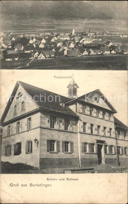 Burladingen Totalansicht Schulhaus Rathaus / Burladingen ...