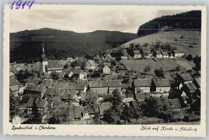 Lautenthal Harz Teilansicht Panorama Kurpark / Langelsheim /Goslar LKR ...