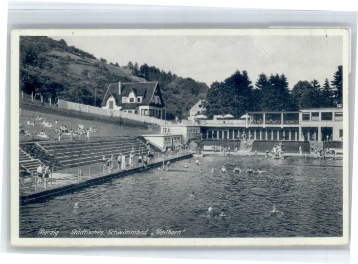 Merzig Merzig Schwimmbad Heilborn * / Merzig /Merzig-Wadern LKR Nr ...