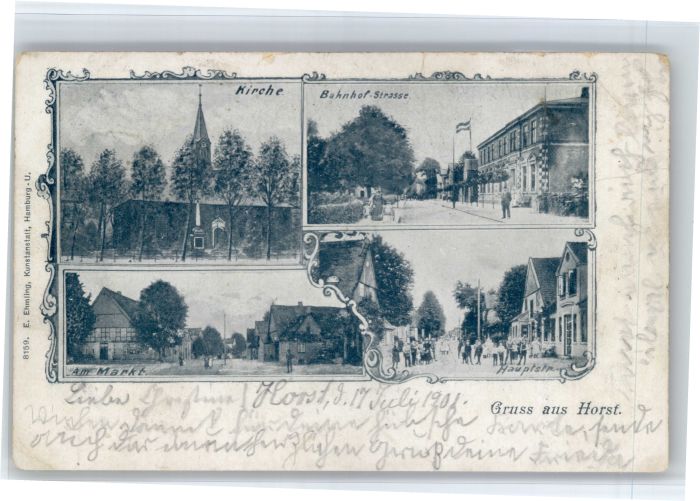 x11248; Wedel in Holstein. Bahnhofstrasse. Nr. x11248 - oldthing ...